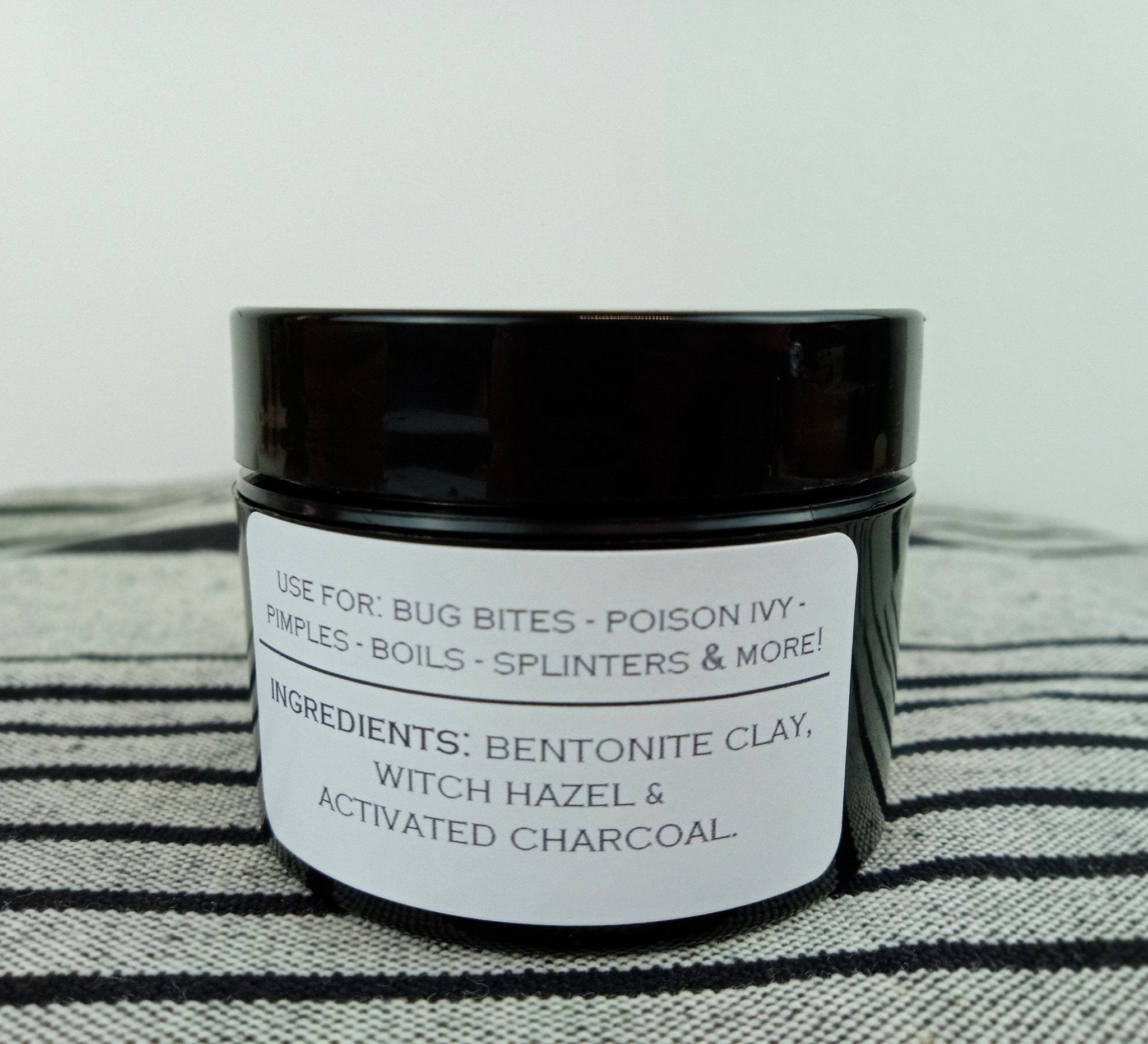 DETOX CLAY - BENTONITE CLAY WITH WITCH HAZEL - FOR: BUG BITES - POISON ...