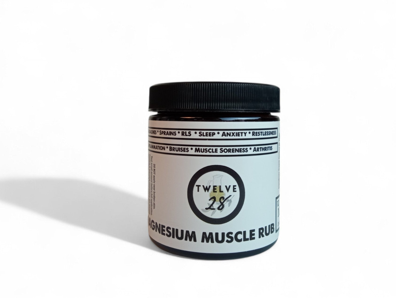 Muscle Cream for Pain | Magnesium Muscle Rub | TWELVE28CO
