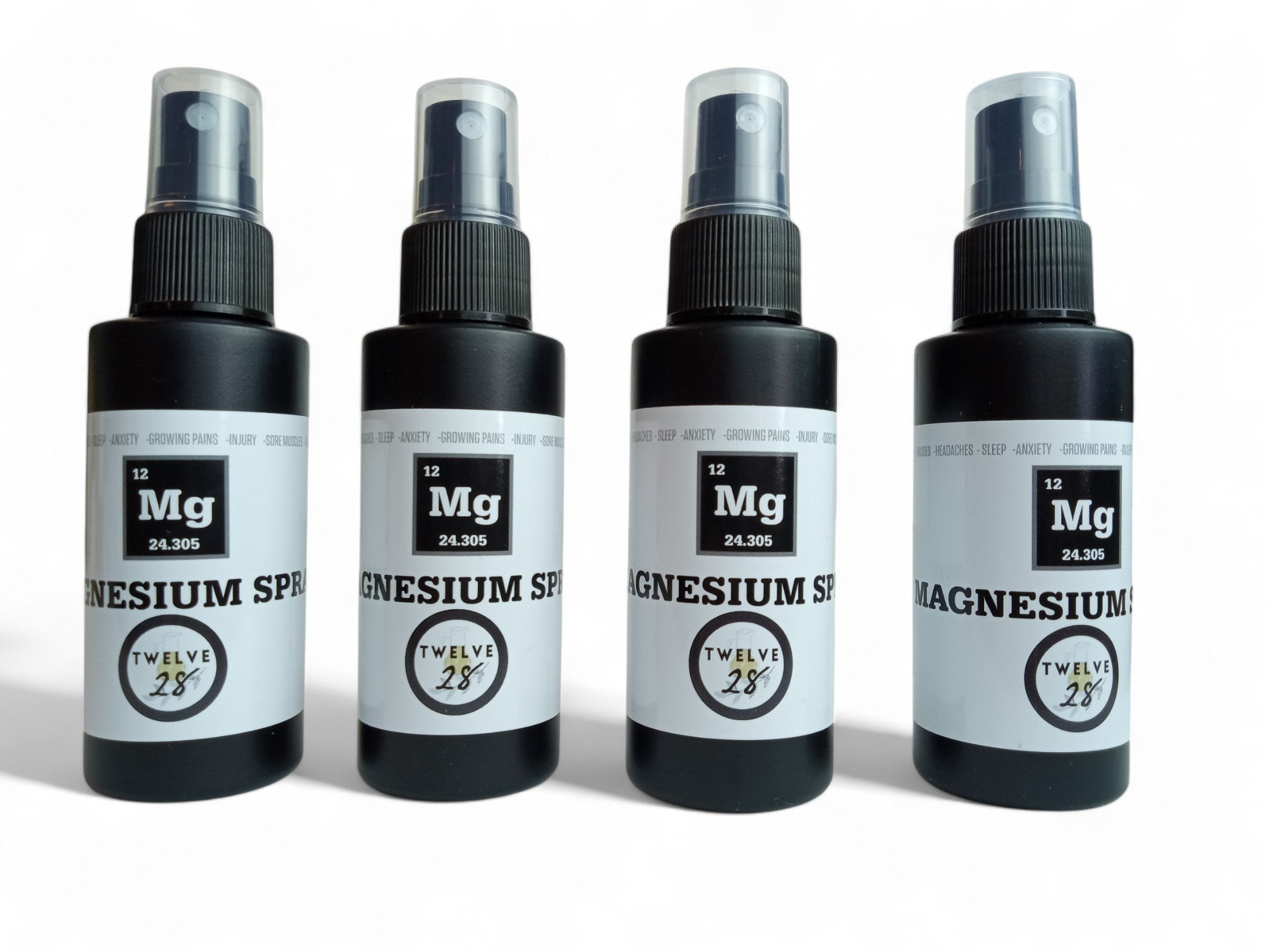 Magnesium Oil Spray | Topical Magnesium With Witch Hazel | TWELVE28CO