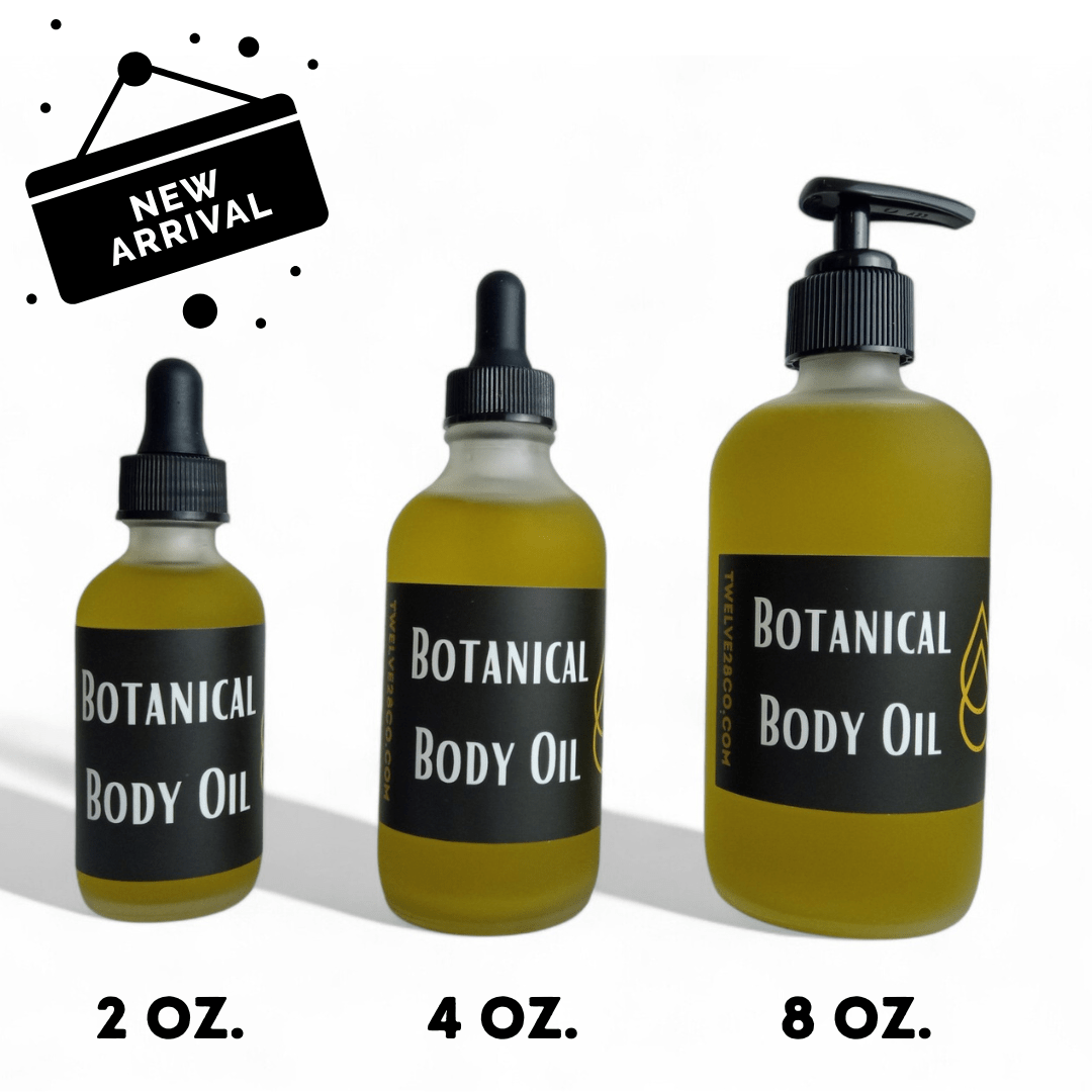 ORGANIC BOTANICAL BODY OIL - ALL PURPOSE - ALL BODY PARTS – TWELVE28CO